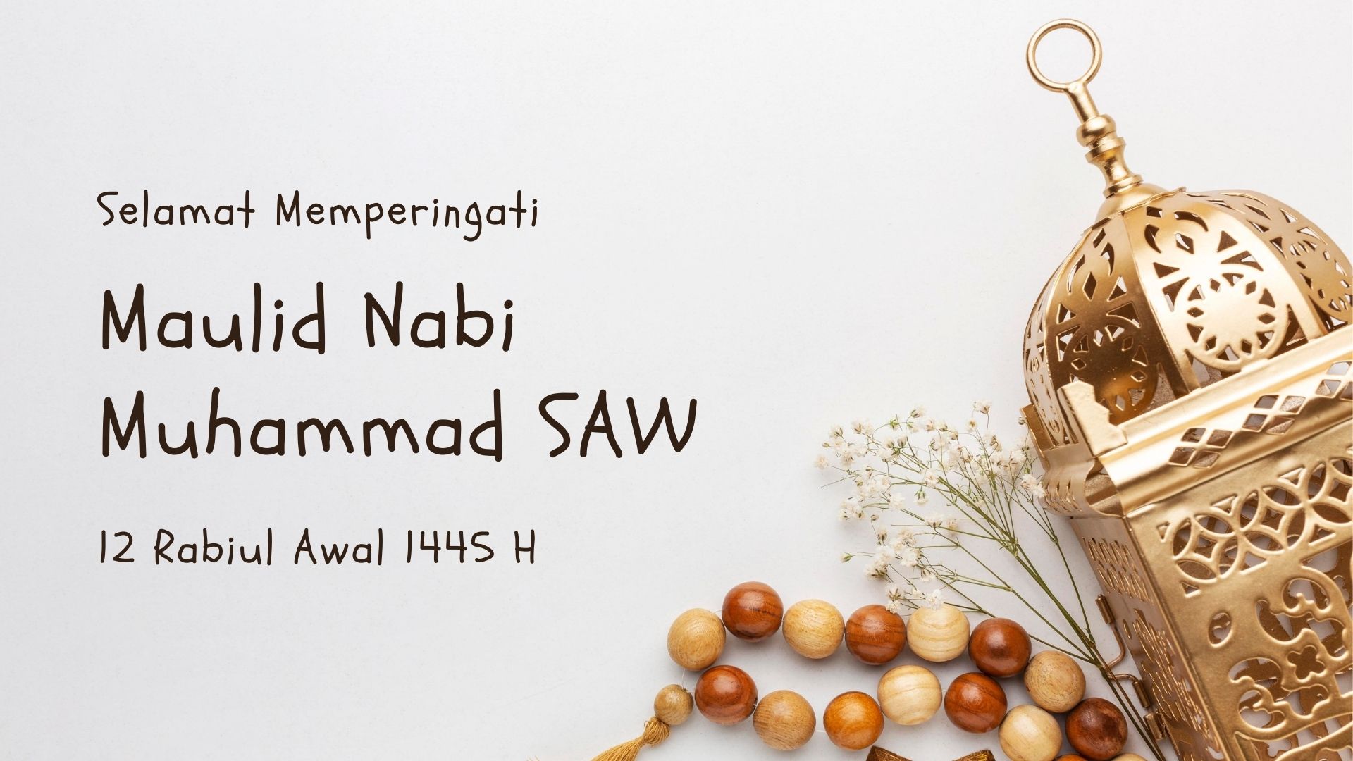 35 Gambar Kartu Ucapan Maulid Nabi Muhammad 2023/1445 H