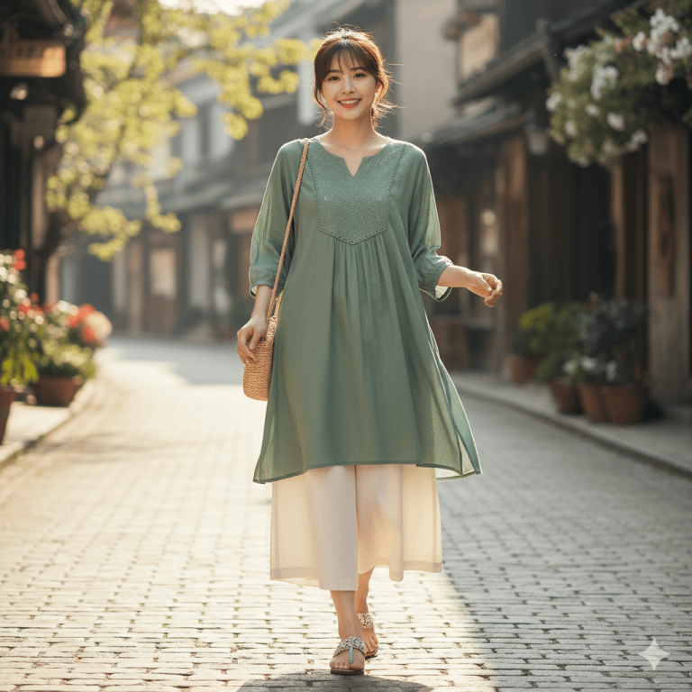 10 Inspirasi OOTD Warna Sage Green Casual hingga Elegant - Usaha Makmur