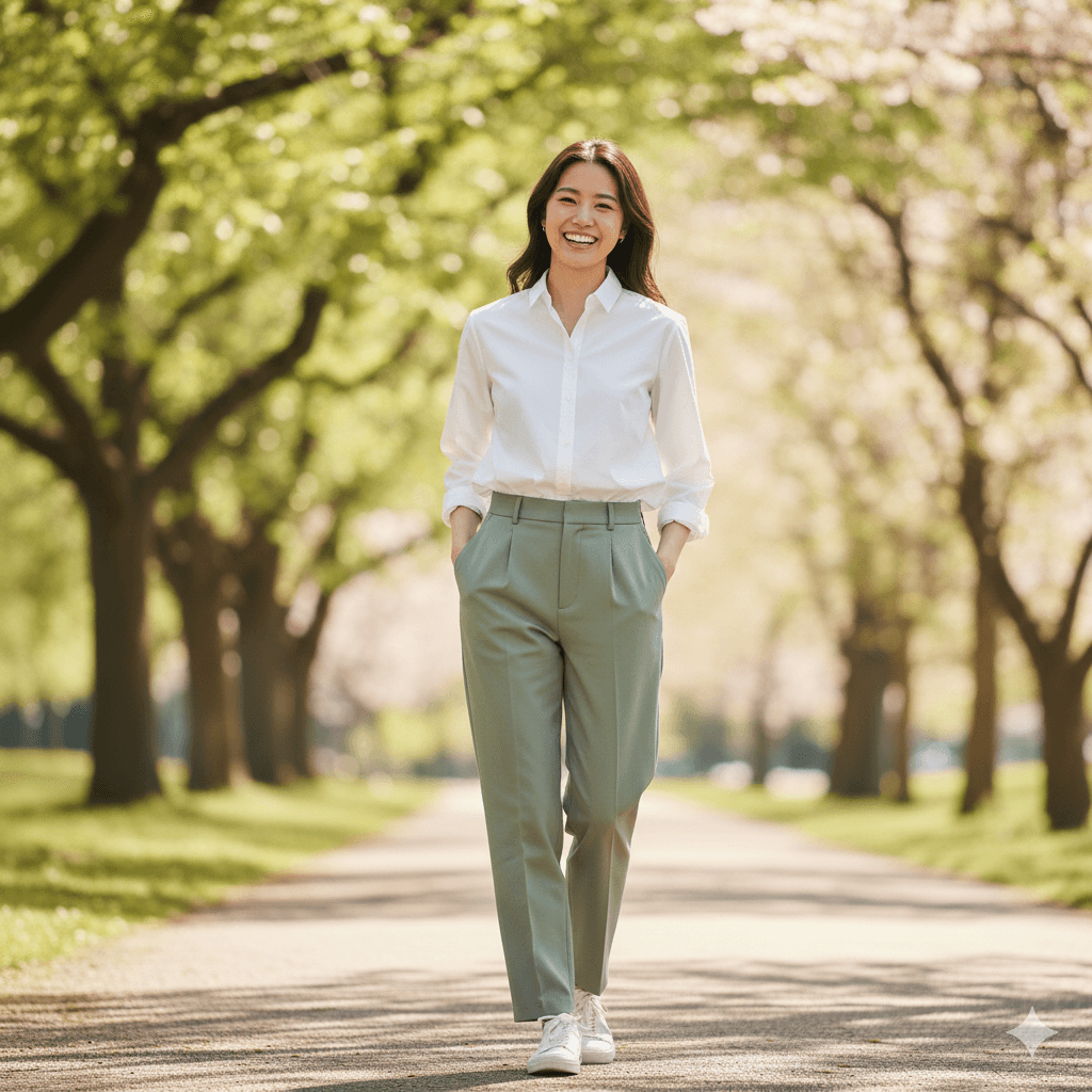 10 Inspirasi OOTD Warna Sage Green Casual hingga Elegant - Usaha Makmur